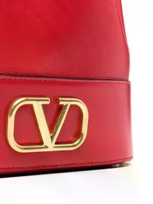 Valentino Garavani Vlogo Bucket Bag - Red