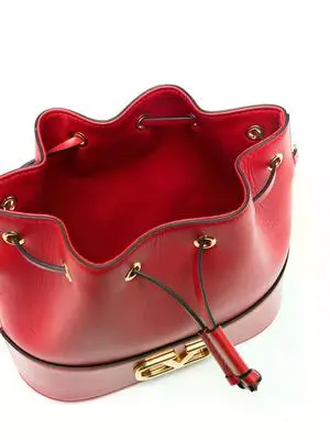 Valentino Garavani Vlogo Bucket Bag - Red