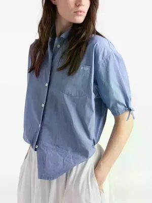 Prada Fil-à-fil Shirt With Patch Pocket