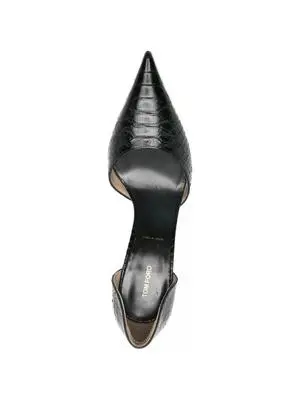 TOM FORD Pointed Metal Heel Pumps - Black