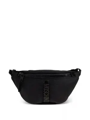 Moschino Logo Belt Bag - Black