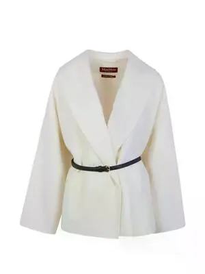 Max Mara Belted Wool Wrap Coat