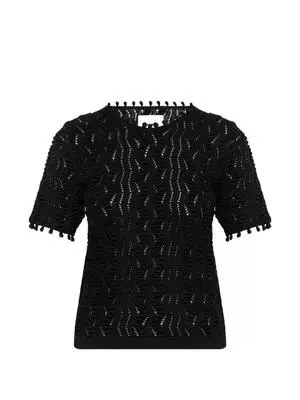 JIL SANDER Pompom-trim Top