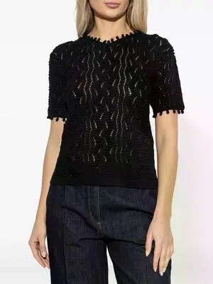 JIL SANDER Pompom-trim Top