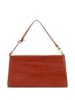 LOUIS VUITTON Pochette Accessoires Epi Leather Clutch