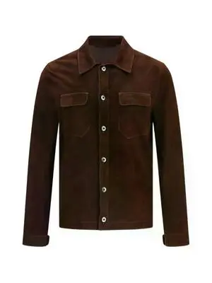 SALVATORE SANTORO Pocket Button Jacket - Brown