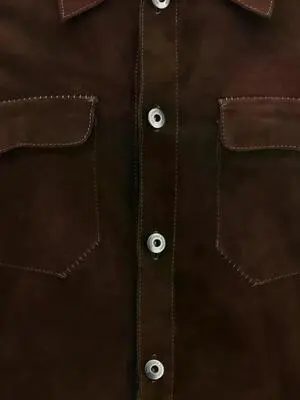 SALVATORE SANTORO Pocket Button Jacket - Brown