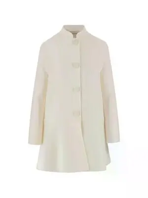 Valentino Garavani Wool Coat With Button Closure