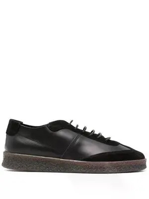 BUTTERO® Logo-embossed Leather Derby Shoes