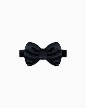 Giorgio Armani Viscose Bow Tie - Black