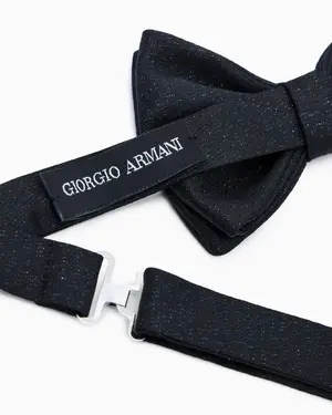 Giorgio Armani Viscose Crepe Bow Tie