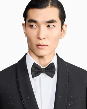 Giorgio Armani Viscose Crepe Bow Tie