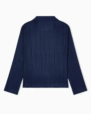 Giorgio Armani Pleated Jersey Twin-set - Blue