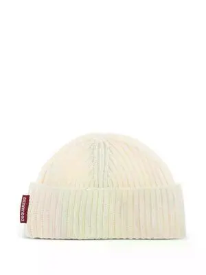 Dsquared2 Ribbed Beanie And Scarf Set