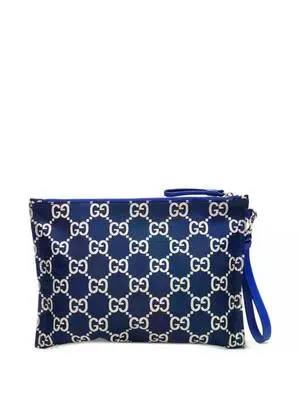 Gucci Gg-pattern Clutch Bag