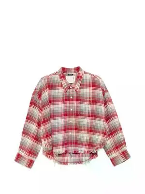 R13 Plaid Shirt - Red