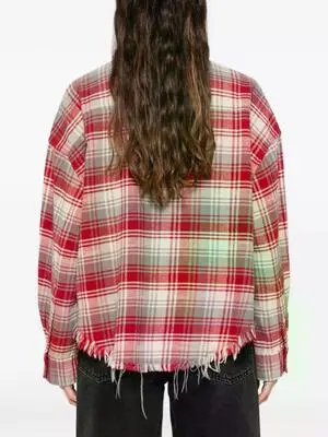 R13 Plaid Shirt - Red