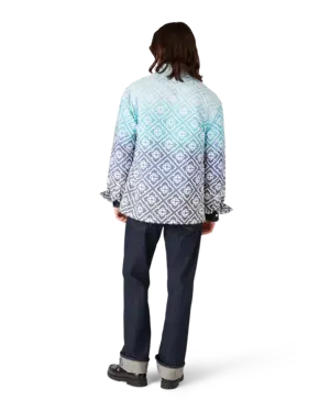 Casablanca Monogram Gradient Jacquard Shacket - Multicolor