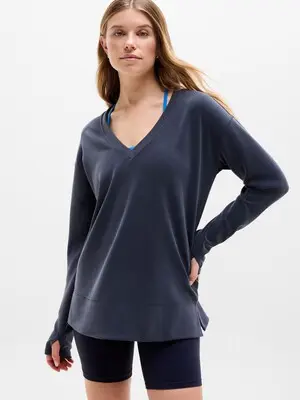 Athleta Draped Sweatshirts Hoodies For Women