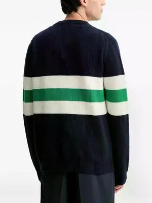 Iceberg Intarsia Striped Sweater