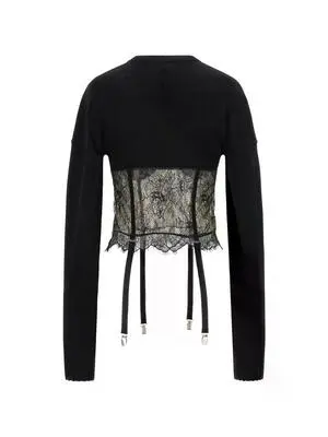 Giuseppe Di Morabito Long-sleeve Lace Sweater