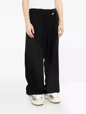 Mihara Yasuhiro Layered Wool Trousers - Black