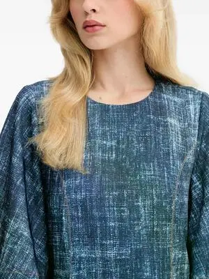 GESTUZ Flared-sleeve Mini Dress