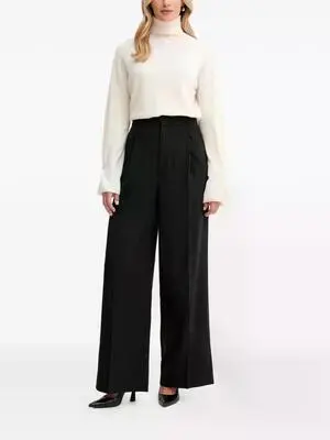 FRACOMINA Gold-tone Button Detail Roll Neck Sweater