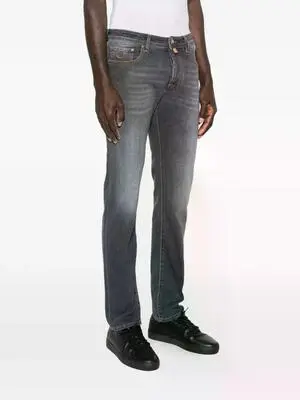 Jacob Cohen Slim-fit Five-pocket Jeans - Grey