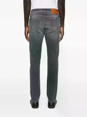 Jacob Cohen Slim-fit Five-pocket Jeans - Grey