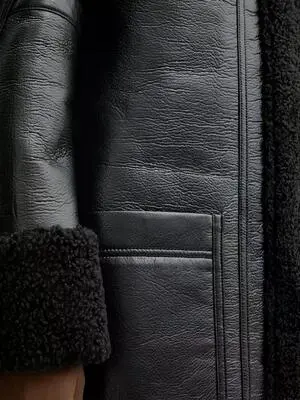 Iceberg Faux-fur Collared Coat