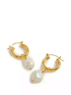 FREYA ROSE Baroque Pearl Mini Hoop Earrings