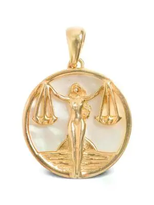 FREYA ROSE Libra Zodiac Pendant - Gold