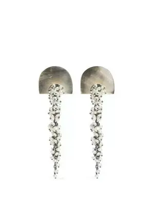 FREYA ROSE Hakuro Drop-design Earrings - Grey