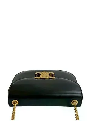 Celine 2022 Teen Triomphe Besace Clea Chain Crossbody Bag
