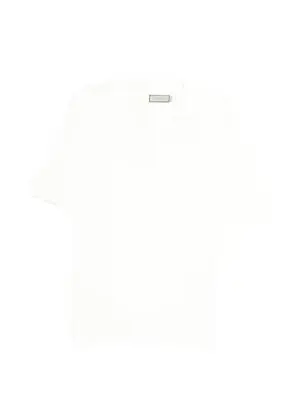 Canali Textured Top - White