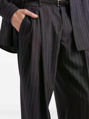 Dolce & Gabbana Striped Pleated Trousers