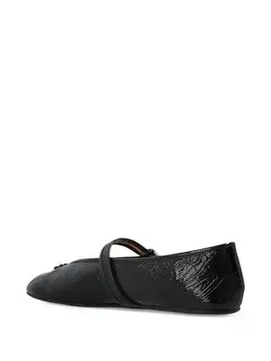 COACH Sculpted C Ballet Flats - Black