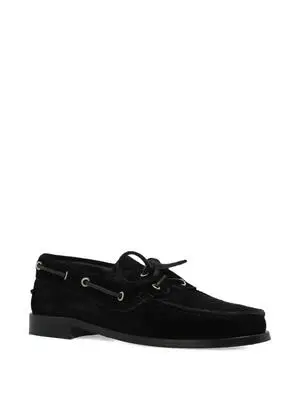 AeydĒ Harris Boat Shoes - Black