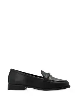 Michael Kors Dina Chain Calf Leather Pumps - Black