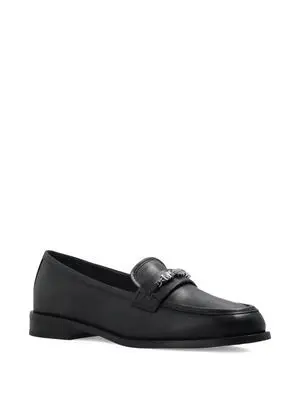 Michael Kors Dina Chain Calf Leather Pumps - Black