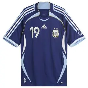 Adidas Argentina 2006 Away Jersey Top - Dark Blue