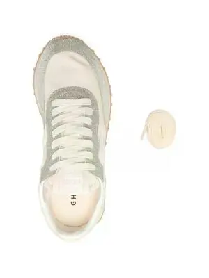 GHOUD VENICE Rush Glitter-detail Sneakers - Neutrals
