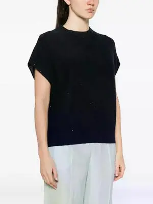 Fabiana Filippi Perforated Knit Top
