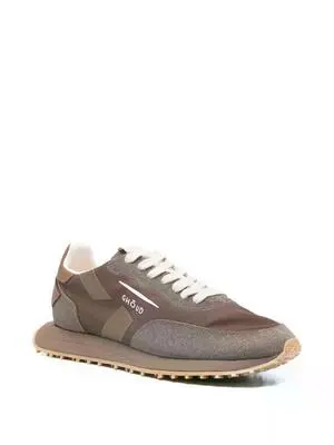 GHOUD VENICE Rush Glitter-detail Panel Sneakers - Brown