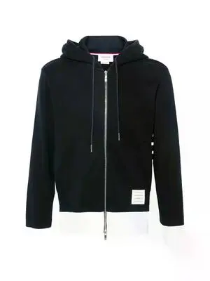 Thom Browne Hooded Zip-up Hoodie