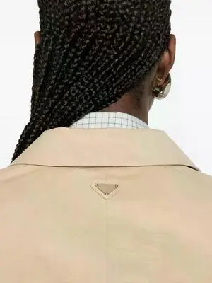 Prada Button-fastening Blazer - Neutrals