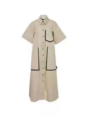 LEE MATHEWS Pocket Shirt Dress