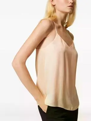 TWINSET Spaghetti Strap V-neck Top