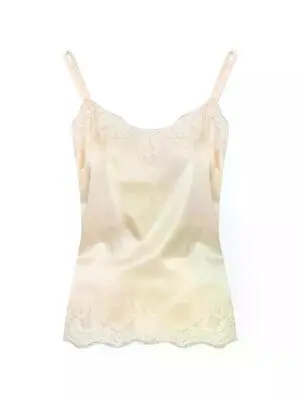 Dolce & Gabbana Laced Pyjama Top - Neutrals